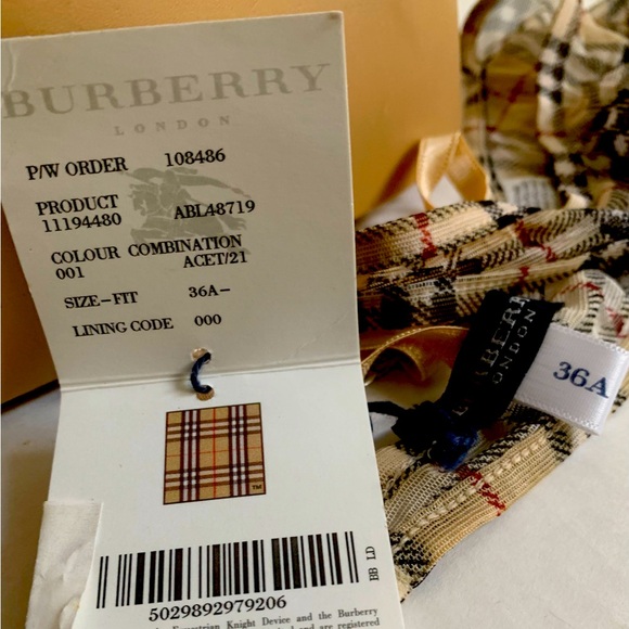 Burberry | Intimates & Sleepwear | Burberry Bra New W Tags 36a | Poshmark